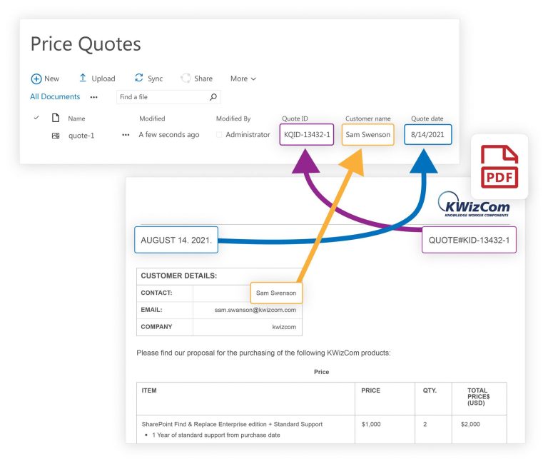KWIZ Scan - Easily Scan and OCR Documents to SharePoint - KWIZ